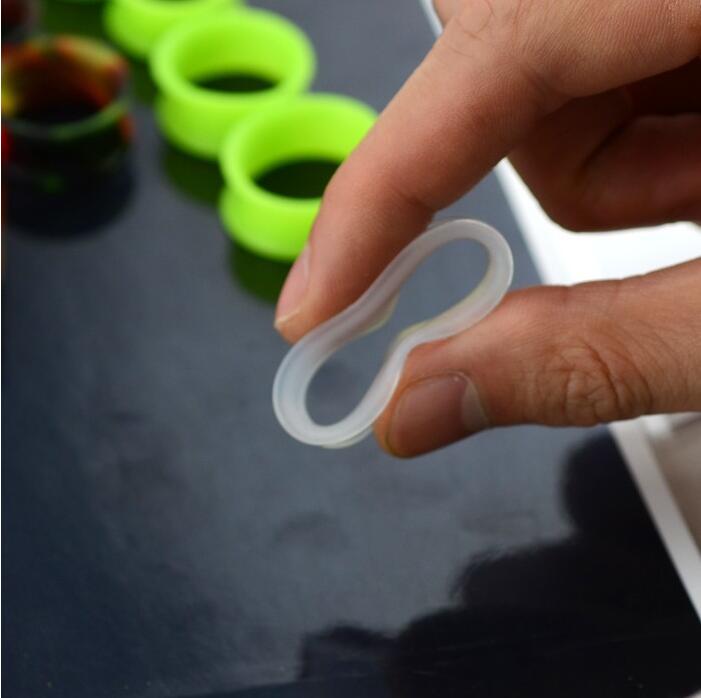 3-25mm 120pcs Soft Silicone Ear Gauges Double Flared Ear Plug Silicone ...