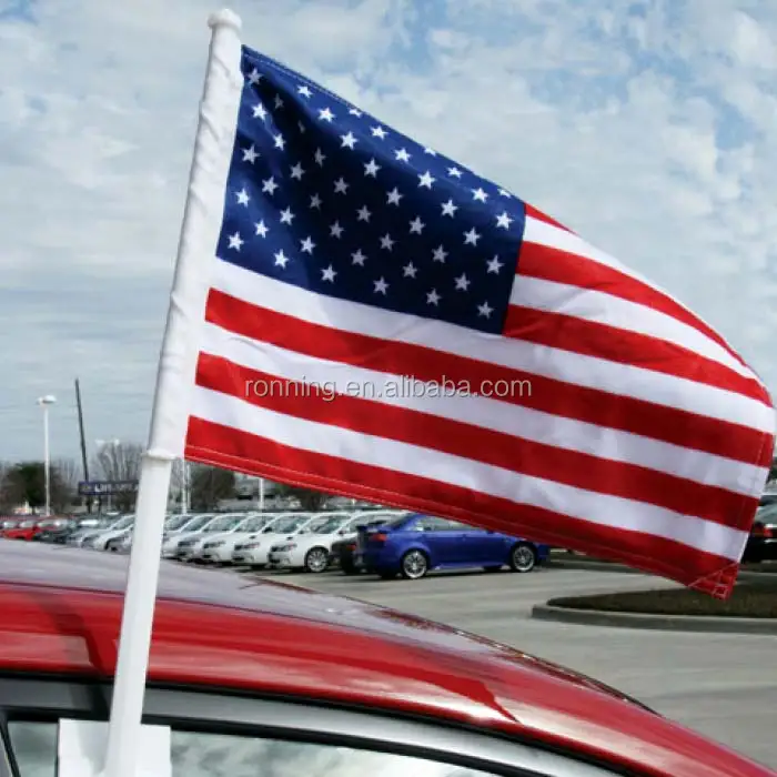 12x18inch Custom Size Polyester Fabric Car Side Window Banner Country ...