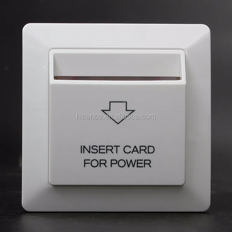 Eu Standard Key Card Power Switch Rf Card Energy Saver Power Switch ...