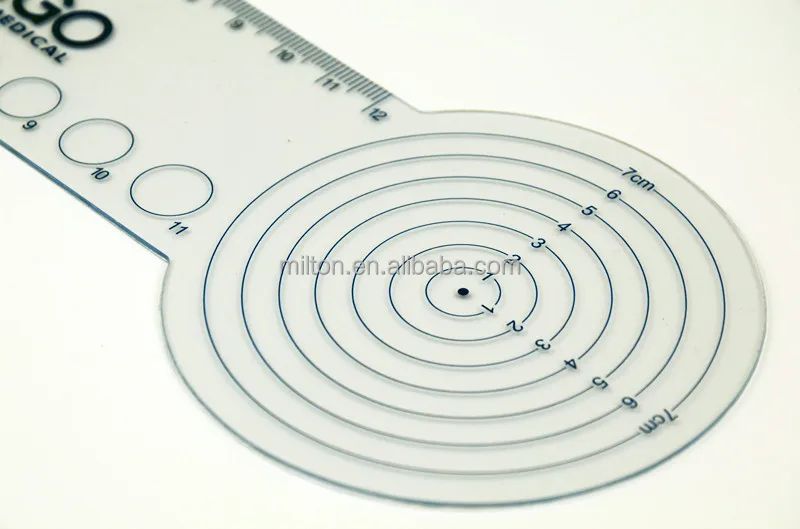Skin Lesion And Burm Gauge Medical Ruler Goniometer Personal ...