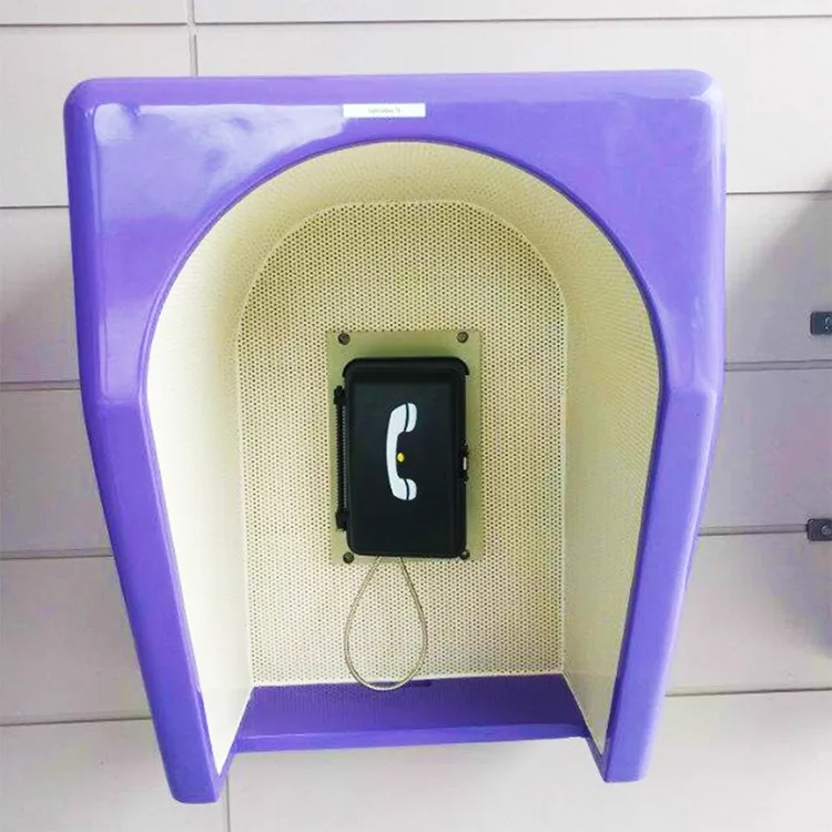 Antique Outdoor Acoustic Cabin Telephone Booth - 23db Noise Reduction