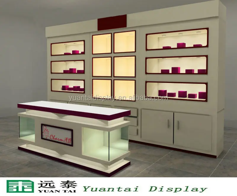 Elegant Display Cabinet And Showcase For Retail Store Cosmetic Shop ...