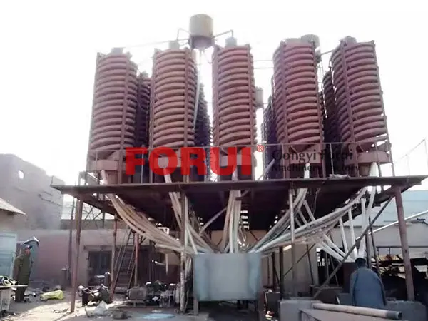 Spiral Concentrator For Separating Tungsten Ore,Tin,Gold,Tantalum Ore ...