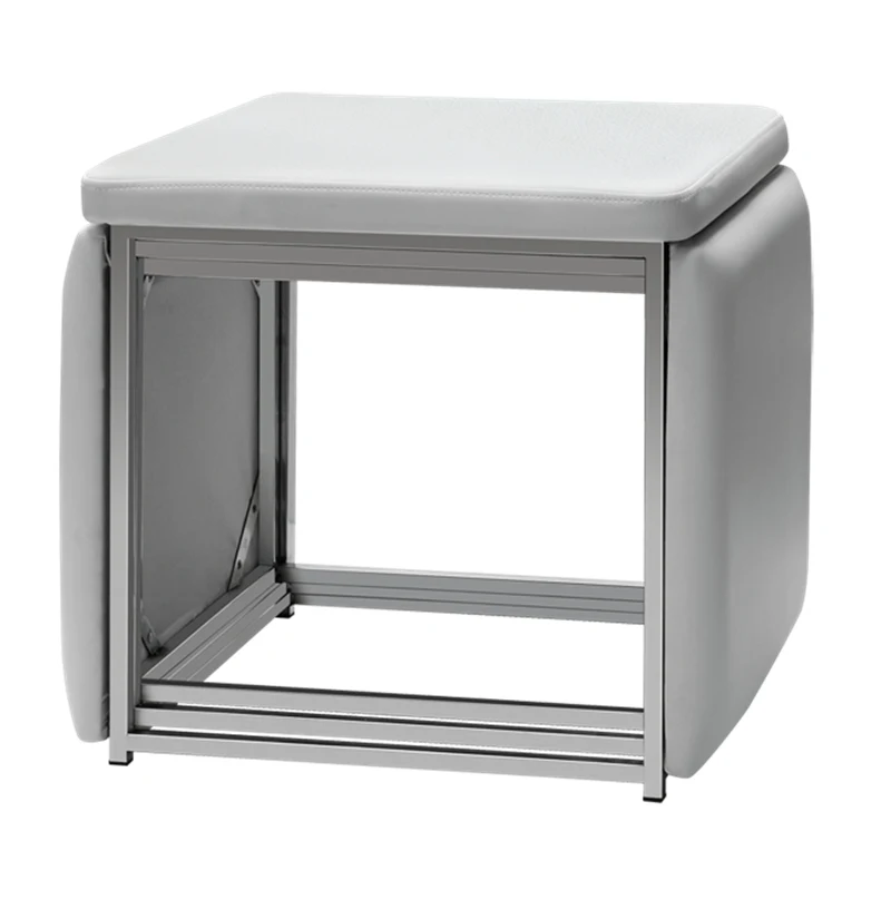 Cubista: Transformable Ottoman / Stools Five Stools Transform Into One ...