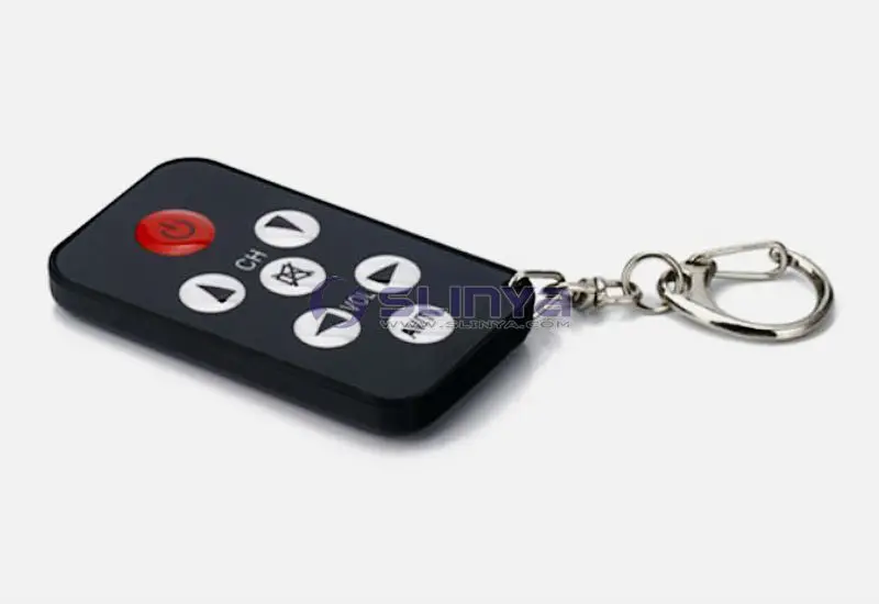 Universal Mini TV Remote Controller with Keychain - 13.4g