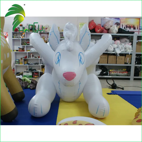 Naughty Custom Giant Inflating Wolf Dog / Inflatable Wolf Balloon For ...