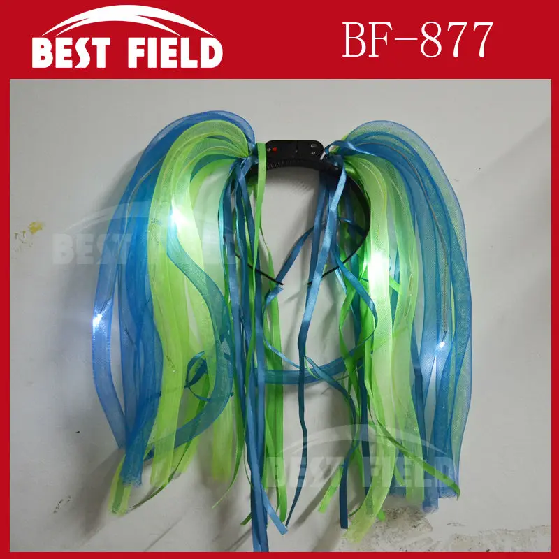 Flashing Crazy Hair Led Light Up Dreadlock Led Noodle Wig - Buy Led ...