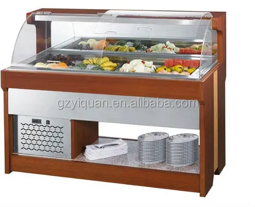 Salad Bar Display Refrigerator/commercial Salad Bar Refrigerator Sale ...