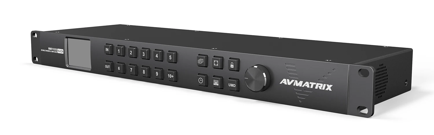 Mmv1630 Rack Mount Multiviewer Avmatrix 16 Channel 3g-sdi Video Matrix ...