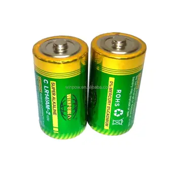 Lr4 Size C Alkaline Battery,C Size R14 Battery 1.5v - Buy C Size R14 ...