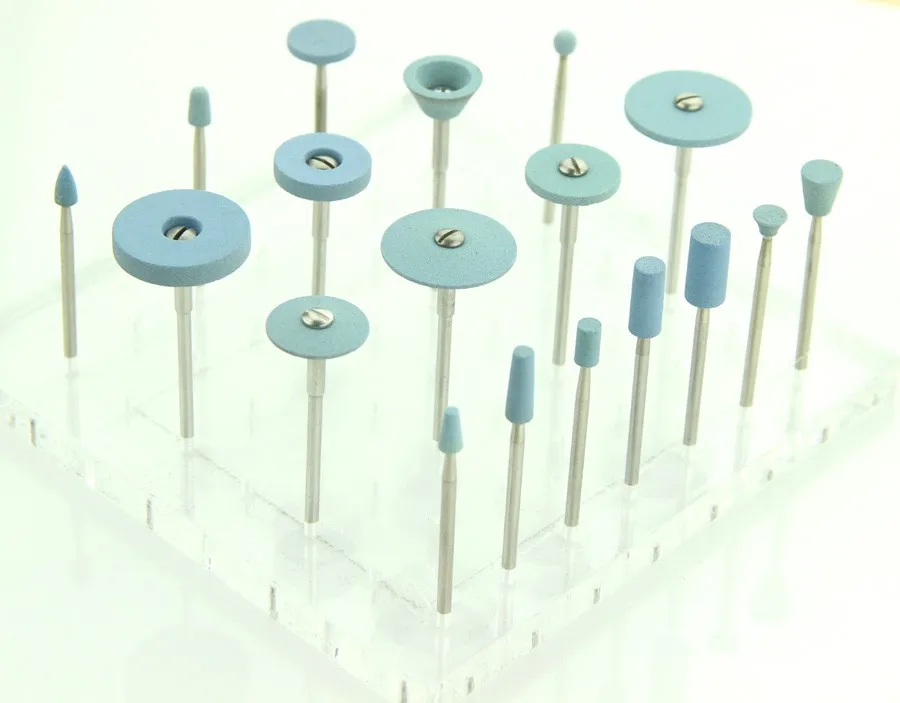 Denxy Composite Finishing Burs Rubber Silicone Polisher Dental Burs ...