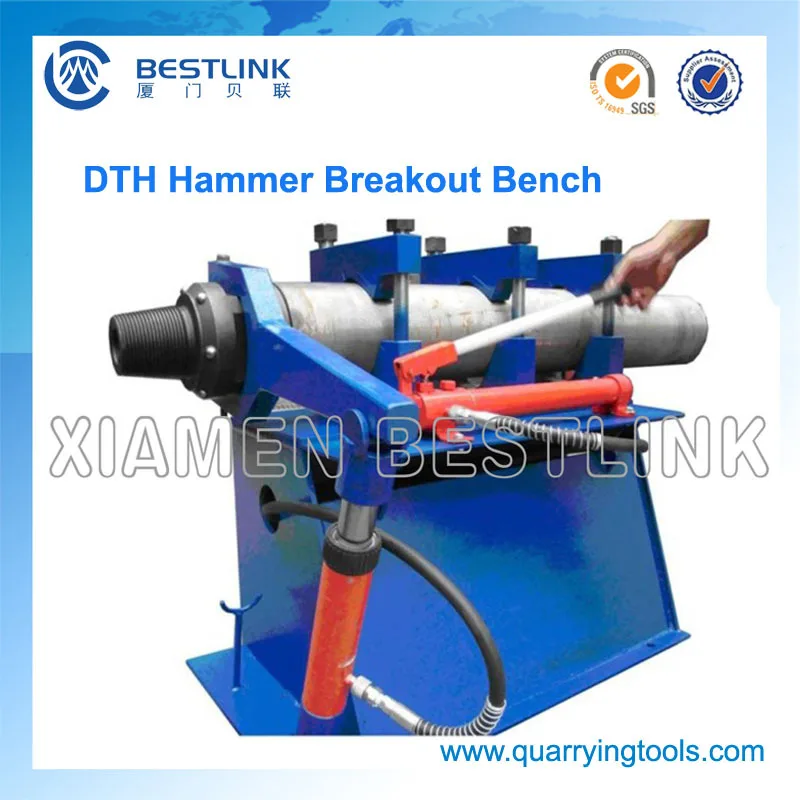 Dismantling Of Down The Hole Drilling Tools Dth Hammer Breakout Bench ...