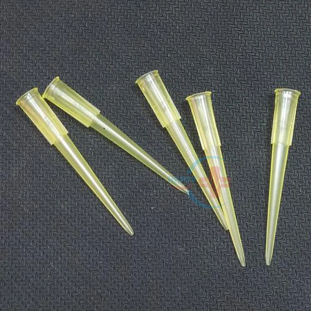 Hc-k009a Laboratory Plastic Micro Pipette Yellow Tips For Pipettes ...
