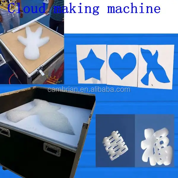 Custom Size Helium Foam Cloud Making Machine With Different Shapes ...