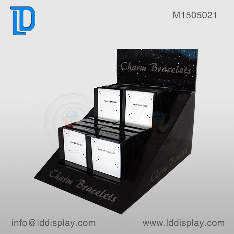 China Products Cardboard Two Tier Cardboard Jewellery Display Case ...