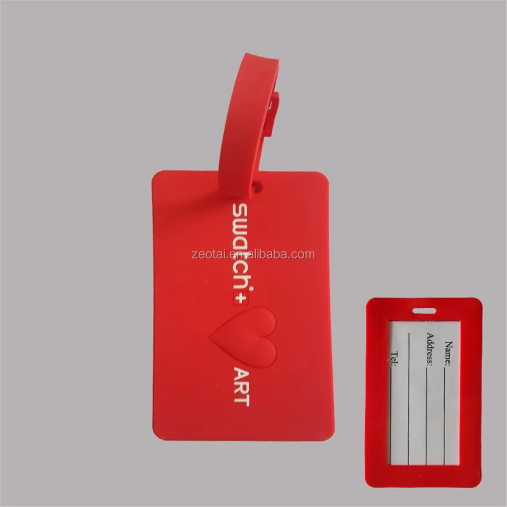 Funny Words Pvc Rubber Luggage Tags Travel Name Baggage Claim Tag For ...