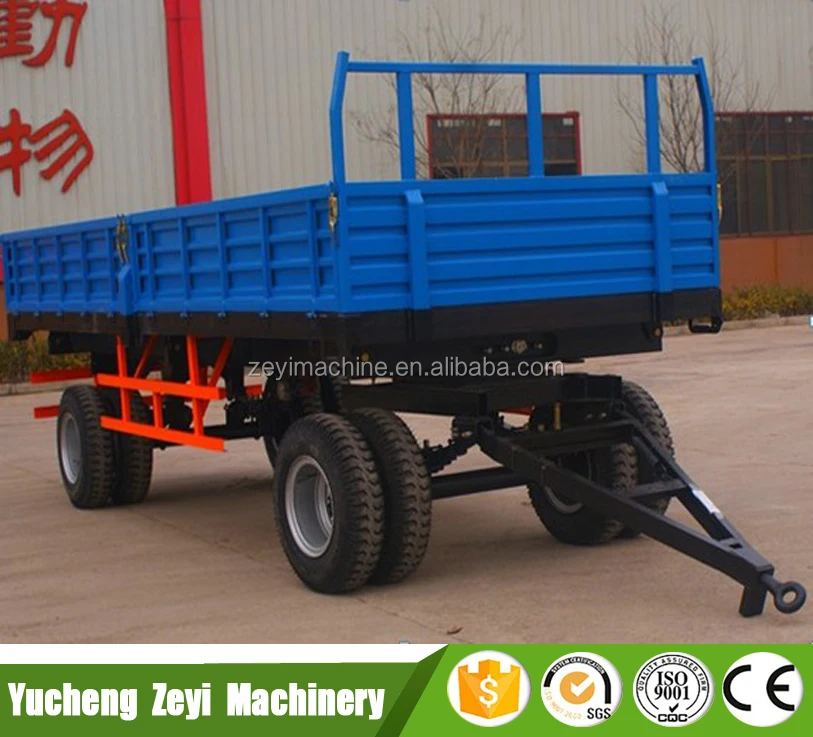 7cx-10t Farm Trailer Agricultural Trailer For 80-150hp Tractor For ...