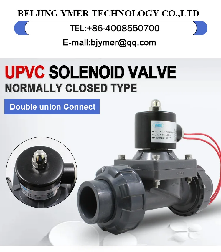 Wholesale High Quality Double Union Joint,Upvc Normally Closed Type ...