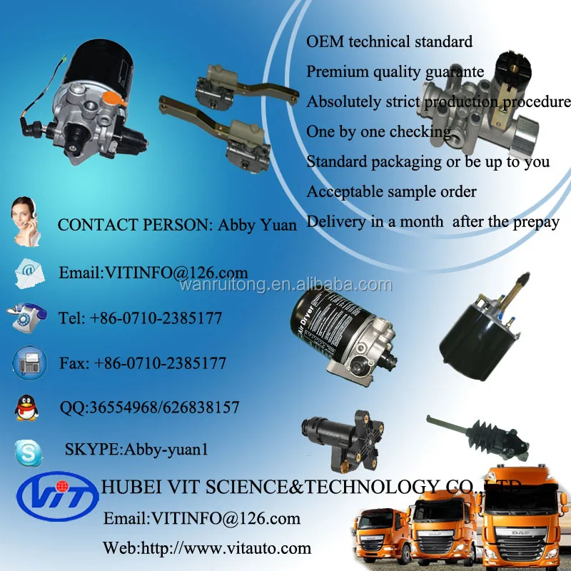 Truck Spare Parts Wg9719230011 /35480220020 Control Valve For Howo ...