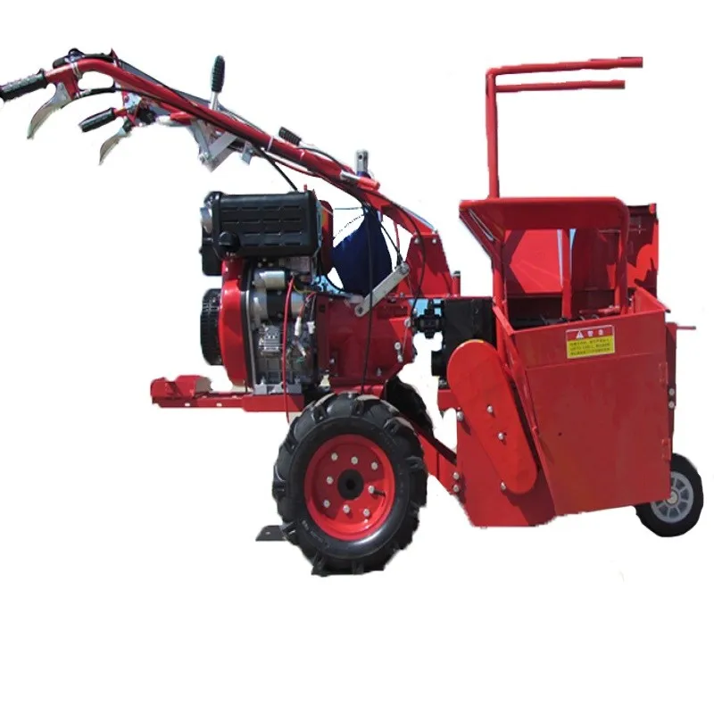 Hot Sale Low Cost Corn Harvester Corn Picker Harvester Walk Behind ...