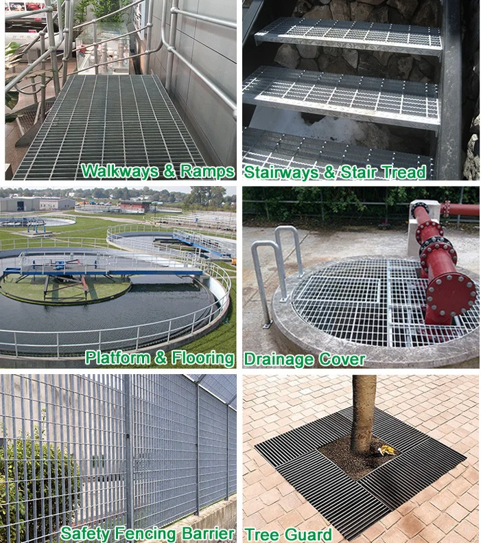 Galvanized Steel Grating 32x5 - Durable & Versatile Panels