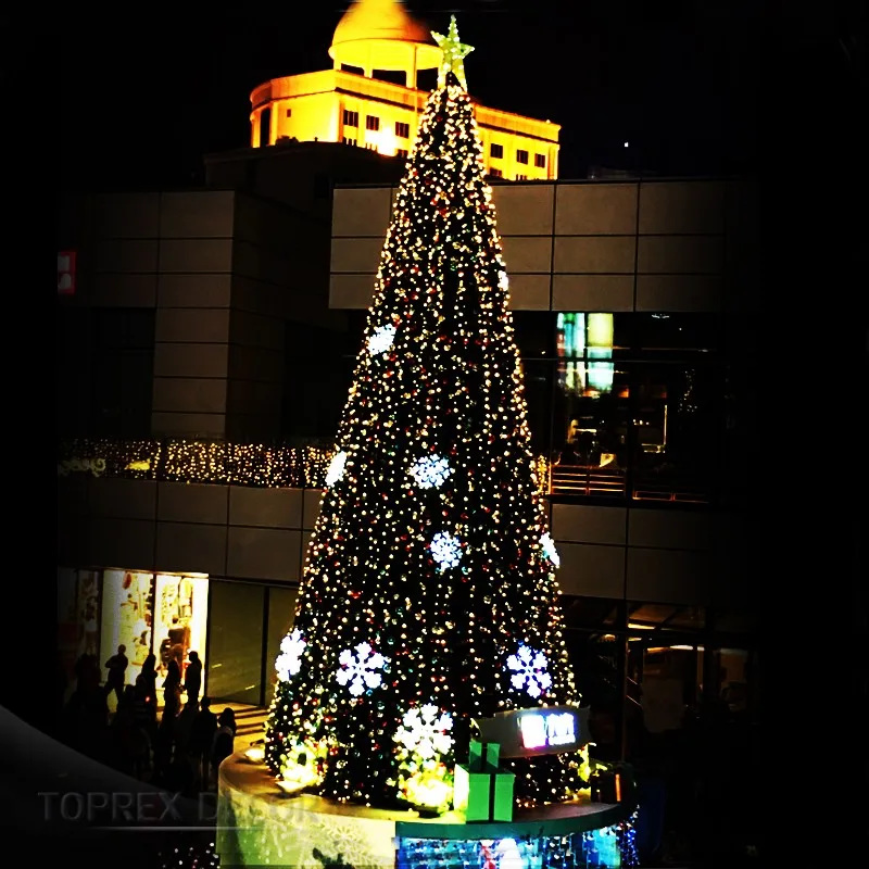 Giant Outdoor LED Christmas Trees - Durable & Bright