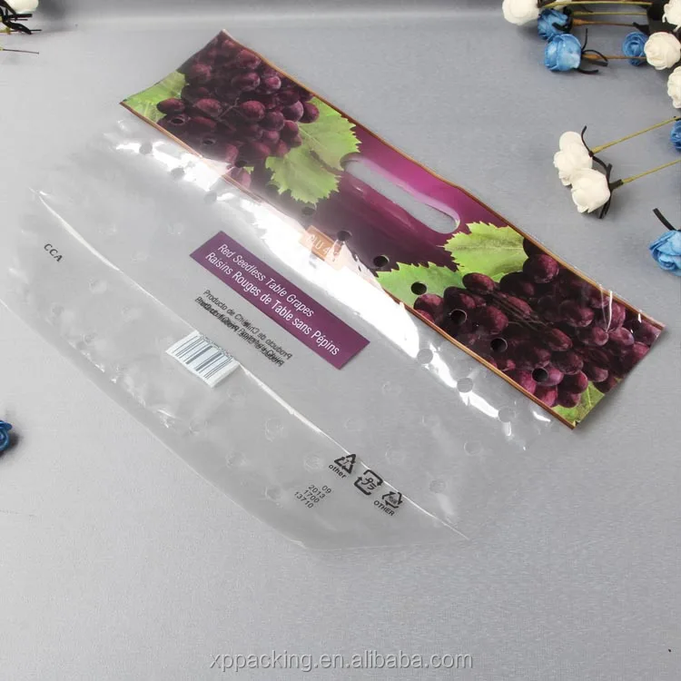 Top Quality Perforated Plastic Ziplock Bags For Grapes - Buy Plastic ...
