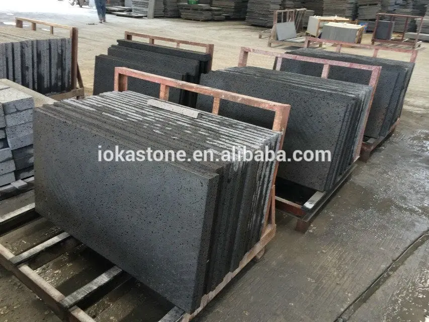 Best Price Black Lava Stone Volcanic Slabs For Sale - Buy Black Lava ...