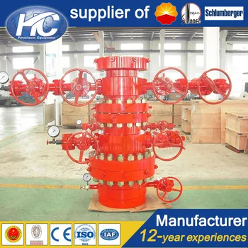 Drilling Equipment Tree / Wellhead Christmas Tree For Crude Oil ...