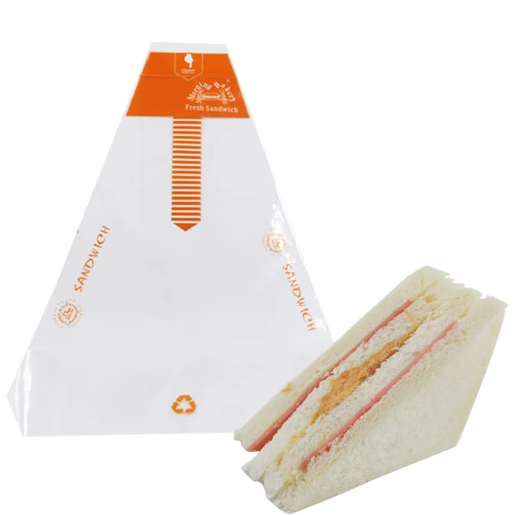 Easy Tearing Triangle Sandwich Opp Plastic Packaging Bag - Buy Sandwich ...