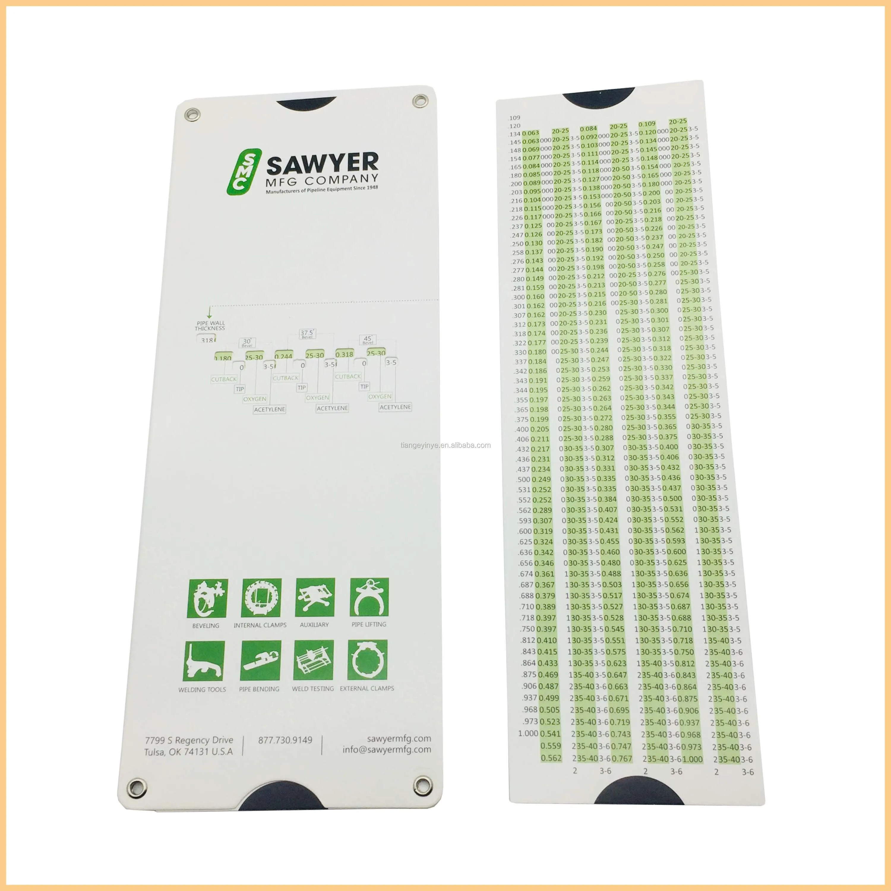 Custom Paper Slide Rule/ruler Calculator - Buy Paper Ruler,Slide Rule ...