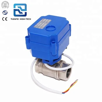 3.6v Li Battery Operated Water Valve Ball Valve,Dc9-24v Motor Valve For ...