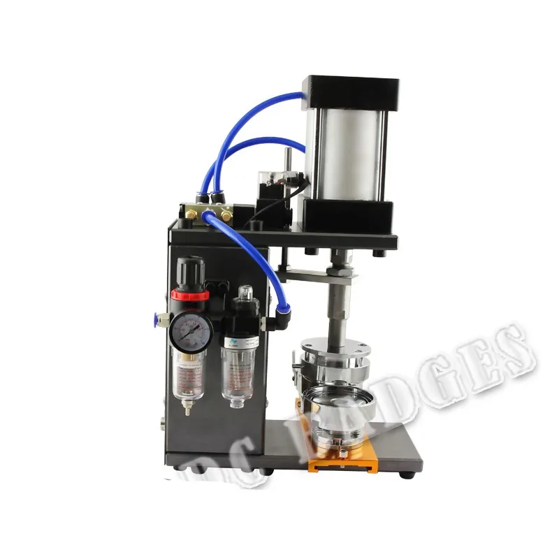 Pneumatic Button Maker All-steel Body Automatic Badge Press Machine ...