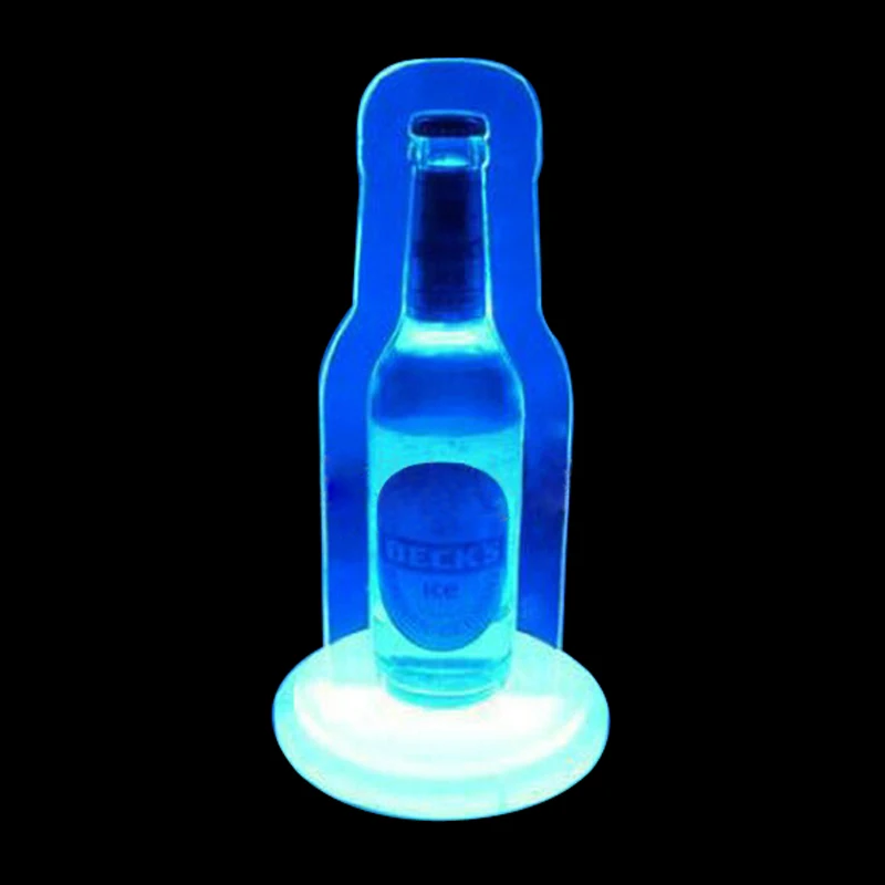 Custom Bottle Shaped LED Beer Bottle Glorifier LED Display