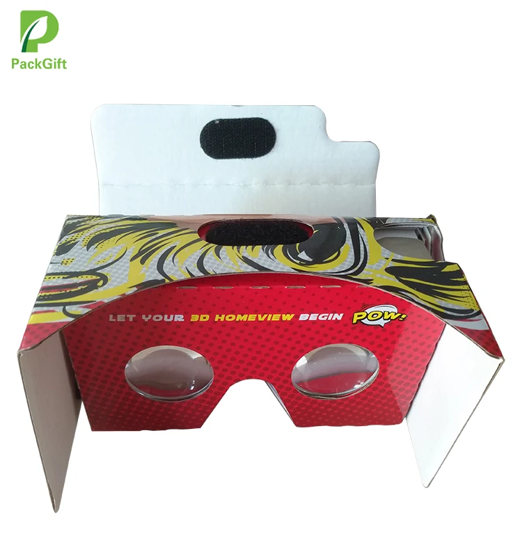 Custom Print Google Cardboard VR Paper Box 3D Glasses