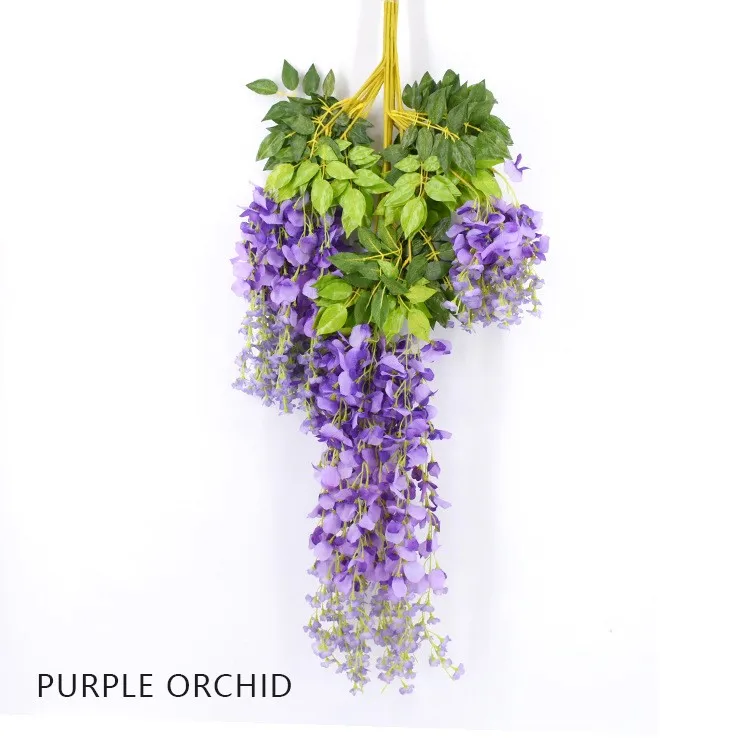 Vino De Glicina,Elegante Flor De Seda Artificial,Enredadera De Glicina ...