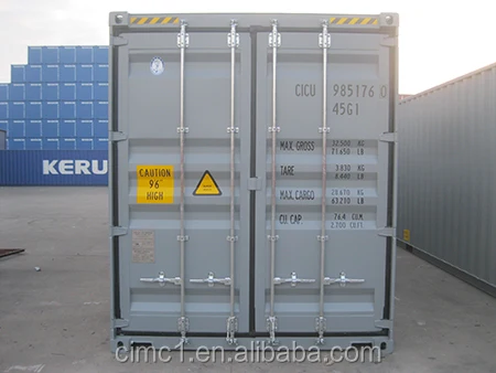 CIMC 40ft HC Dry Cargo Container - ISO Certified, Various Colors ...