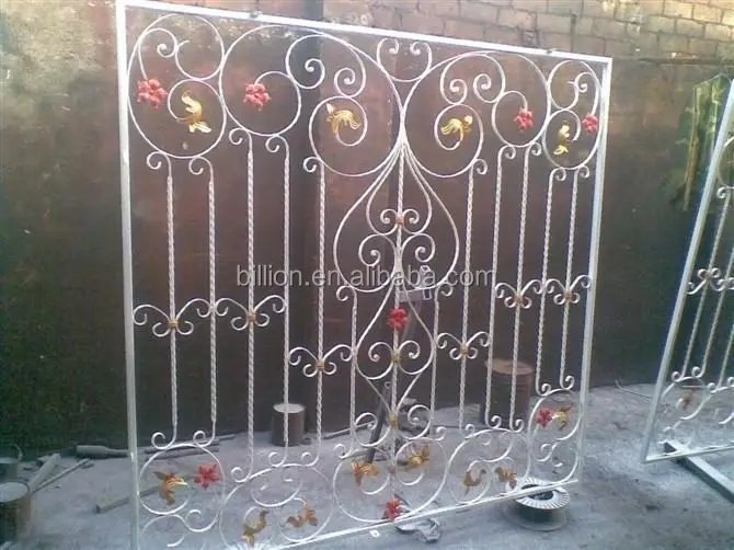 Ornamental Wrought Iron Window Guard - Elegant Home Decor
