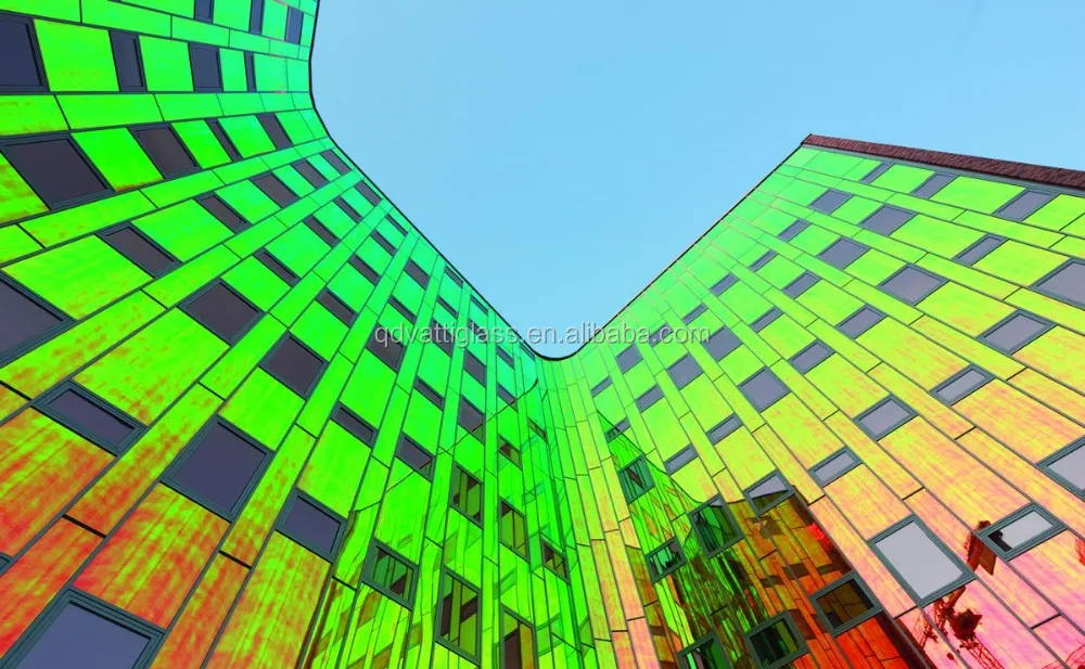 Decorative Iridescent Dichroic Glass Wall Dichroic Glass Sheets For ...