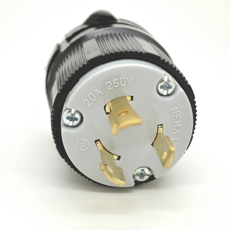 Ul Listed 2 Pole 3 Wire 20amp 120v Plug Wiring Nema Plug Grounding ...
