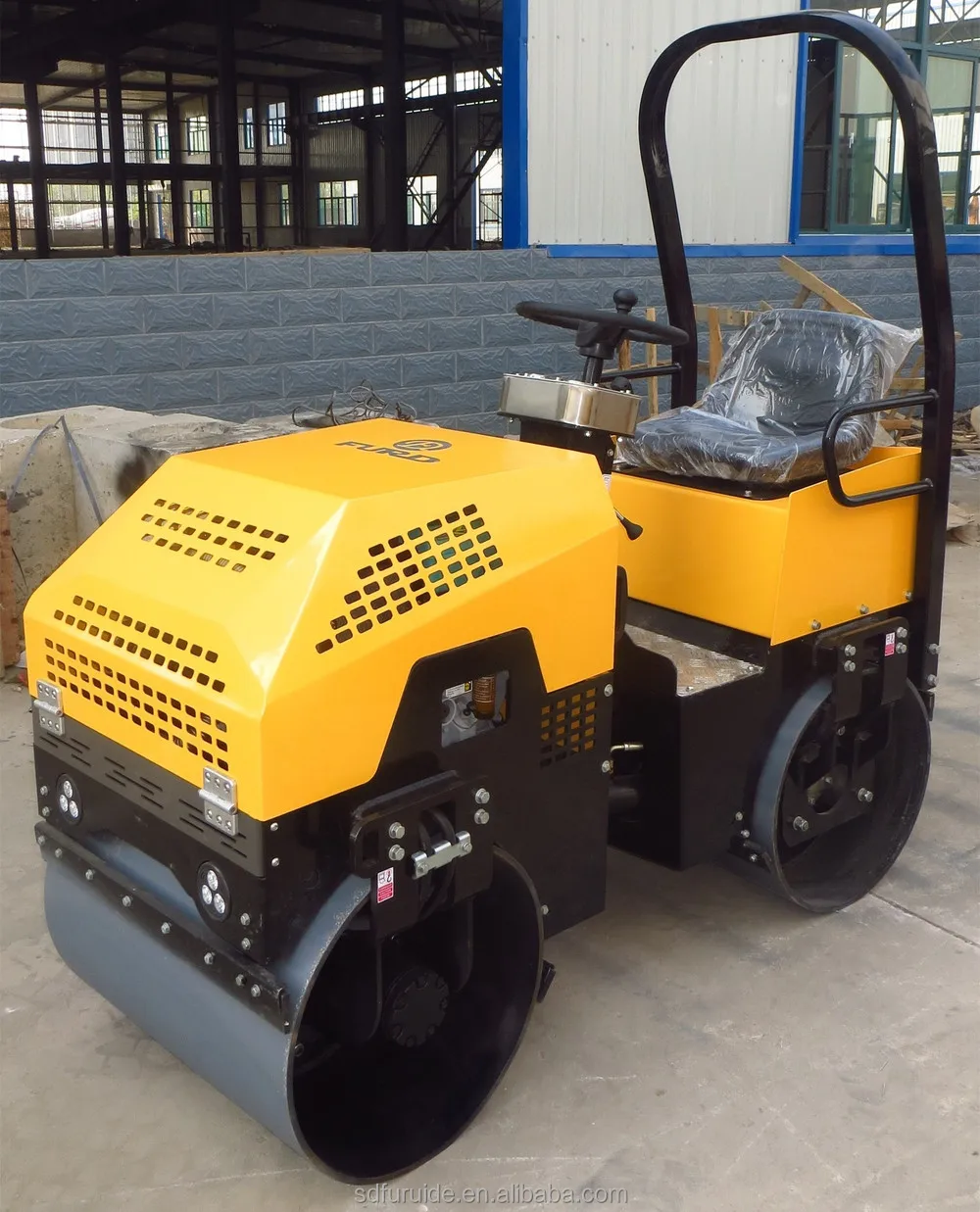 Hydraulic Asphalt Compactor Double Drum Vibratory Tamping Roller (fyl ...