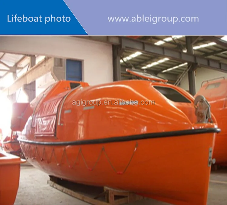 Half Enclosed Lifeboats 150 Persons And Lifeboat Davit For Sale China ...