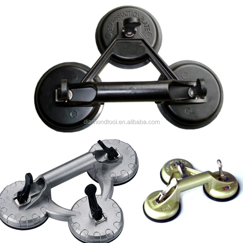 Three Claw Glass Suction Plate Aluminium Rubber Handle Sucker 240kg ...