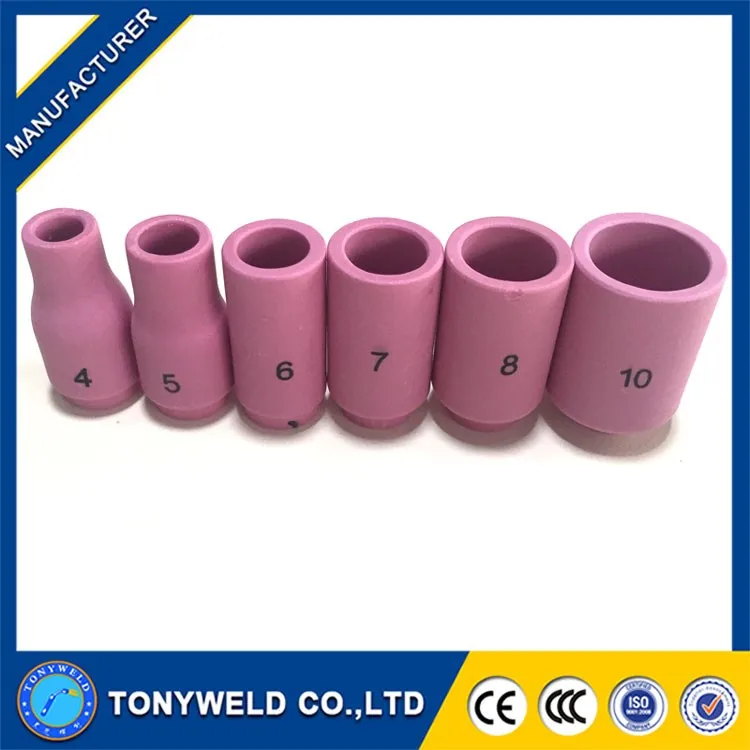 Tig Ceramic Welding Tip 13n Series Tig Ceramic Nozzle - Buy Tig Welding ...
