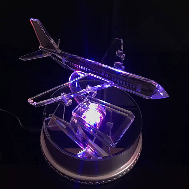 Hdw Wholesale Crystal Airplane Model For Business Decoration Gift - Buy ...