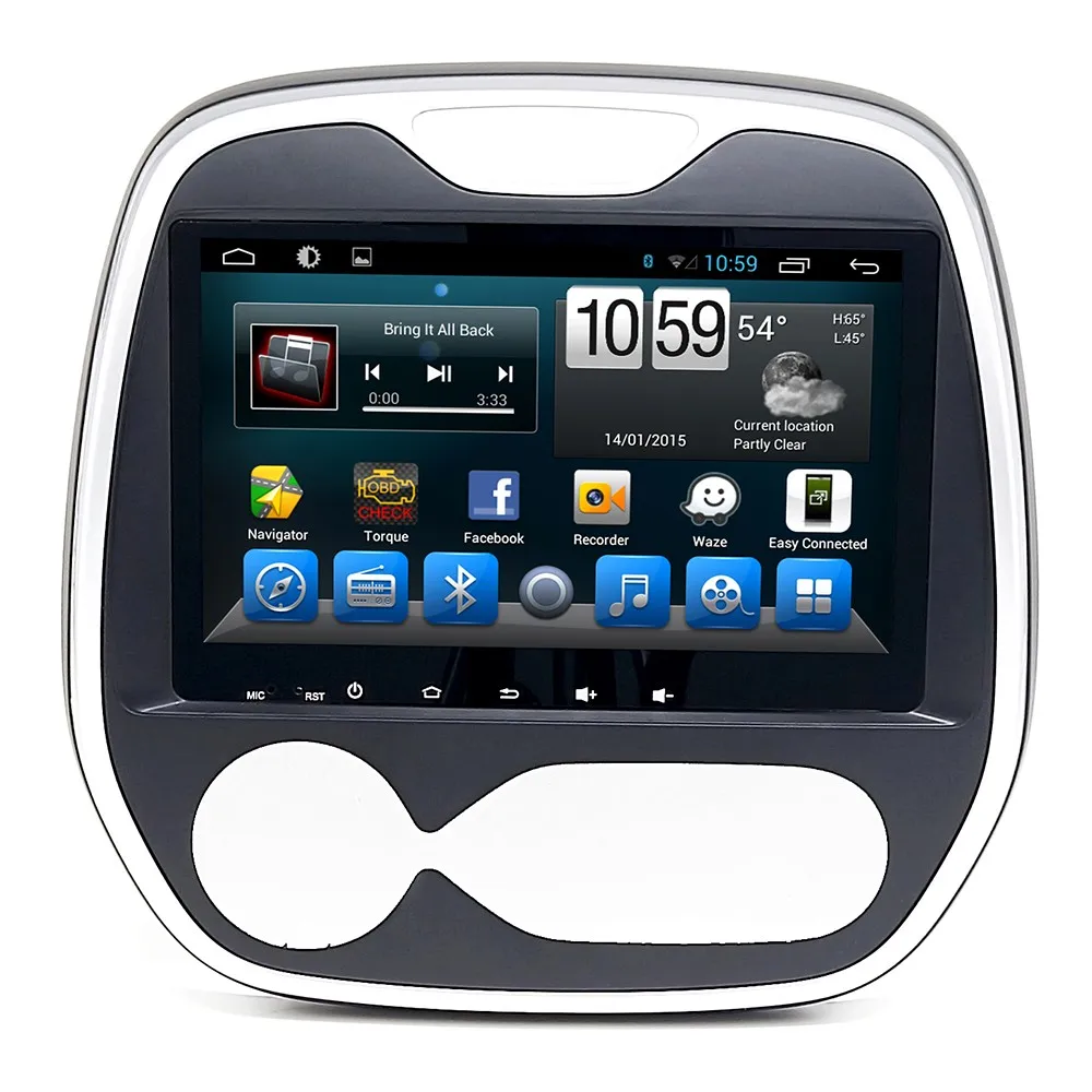 For 4-core Android 4.4 Renault Captur Car Radio Gps With Radio+bt+ipod ...