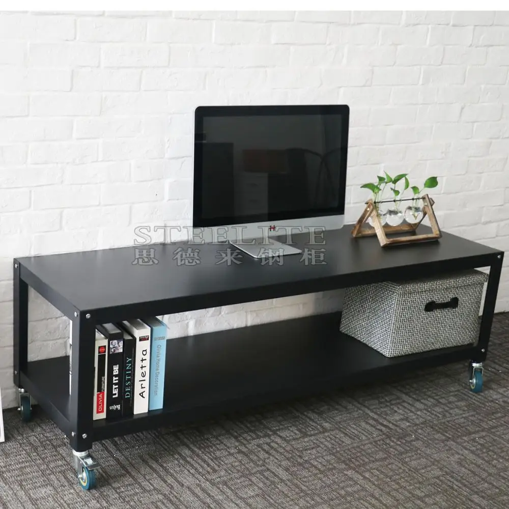 New Design Metal Wall Tv Trolley Stand With Wheels - Buy Tv Trolley ...