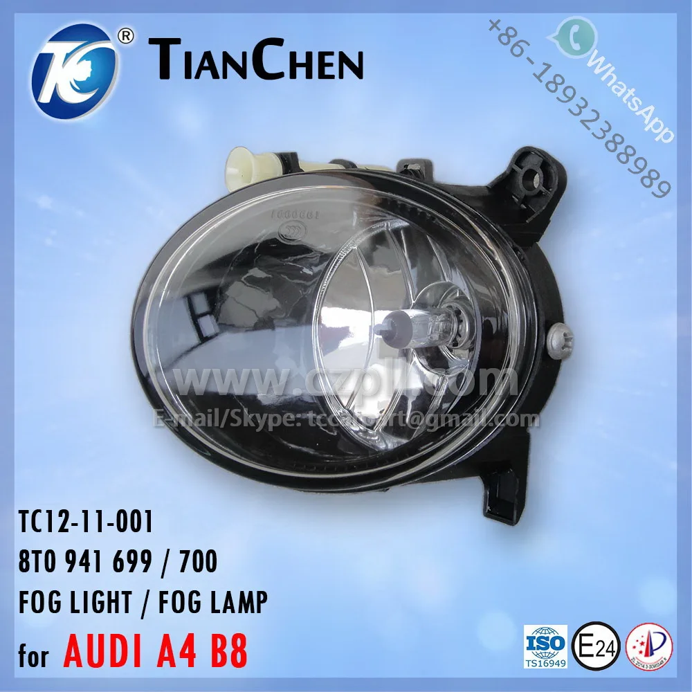 Fog Light / Fog Lamp For Audi A4 2008 - 2011 B8 Cn: 8kd 941 699 A / 700 ...