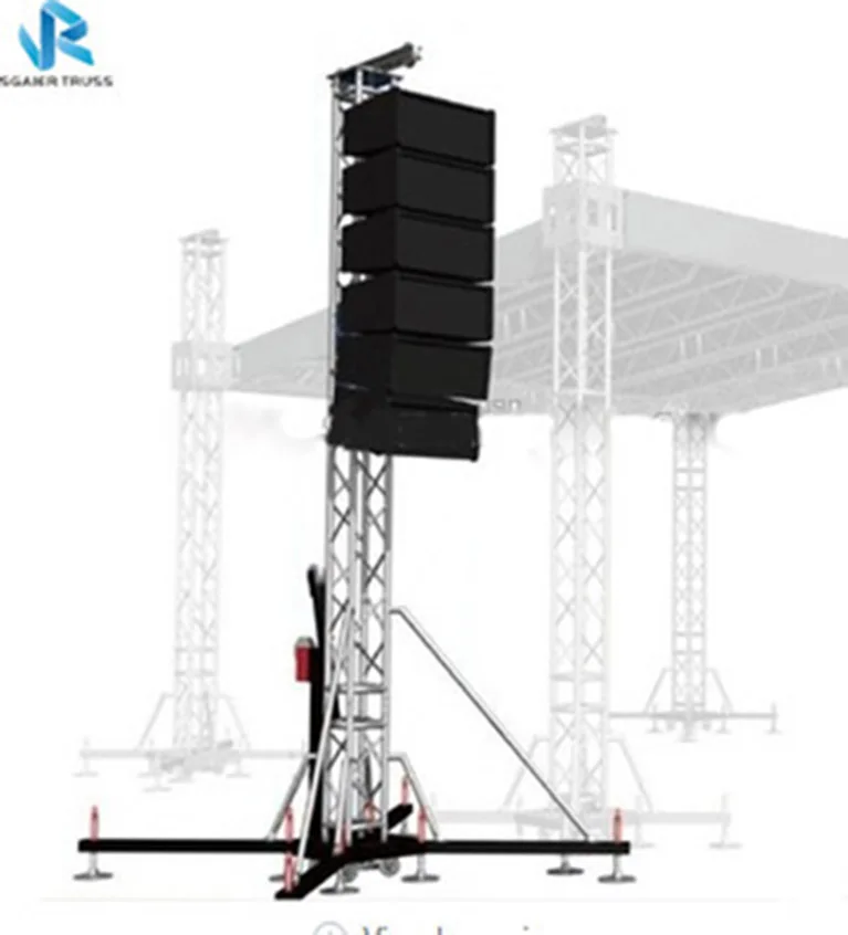Specially Aluminum Truss Speaker Box Line Array Sound Truss System - Buy Line Array Truss ...
