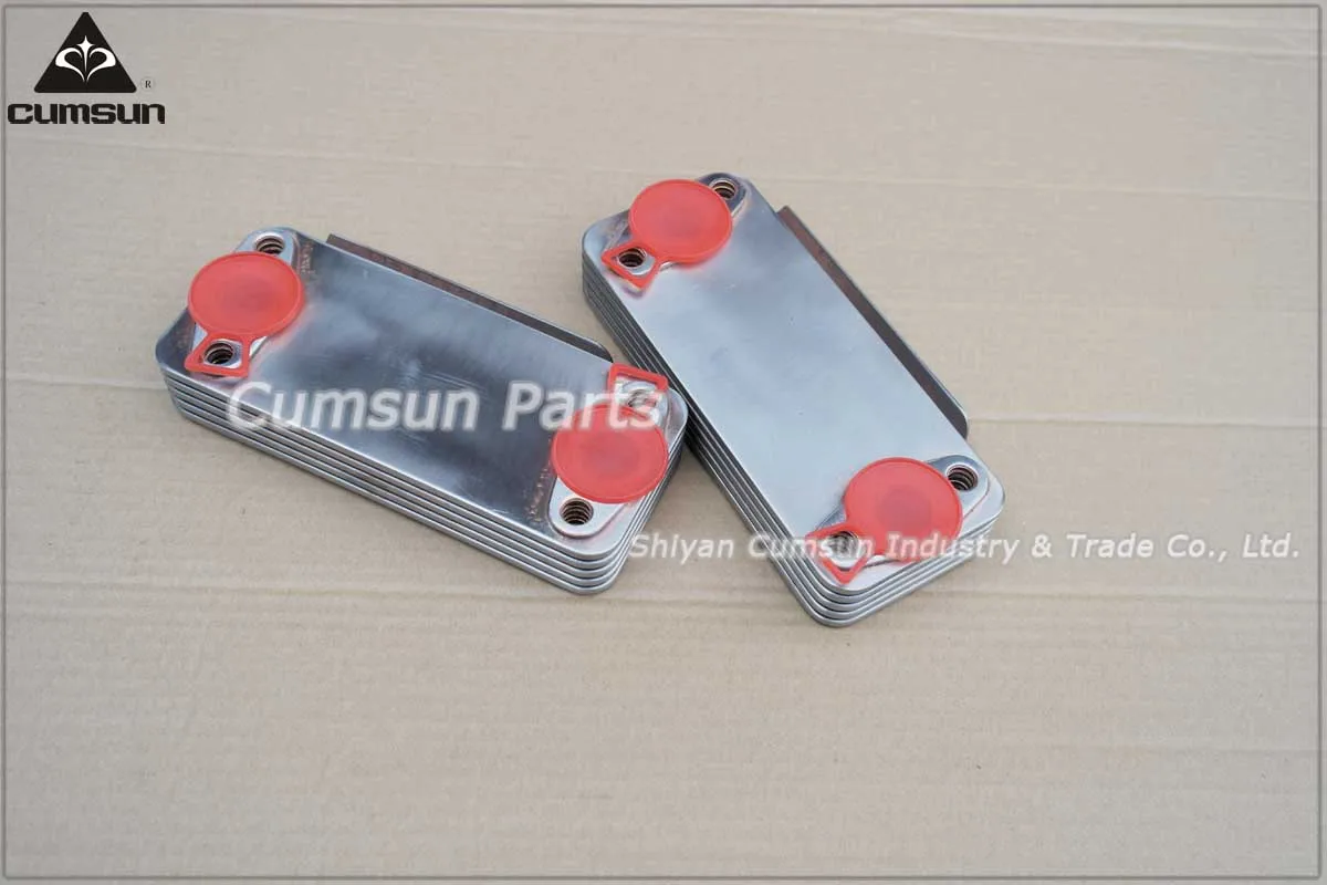 Truck Engine Oil Cooler Core 4990291 for ISF3.8 CM2220 CM2350 for ...